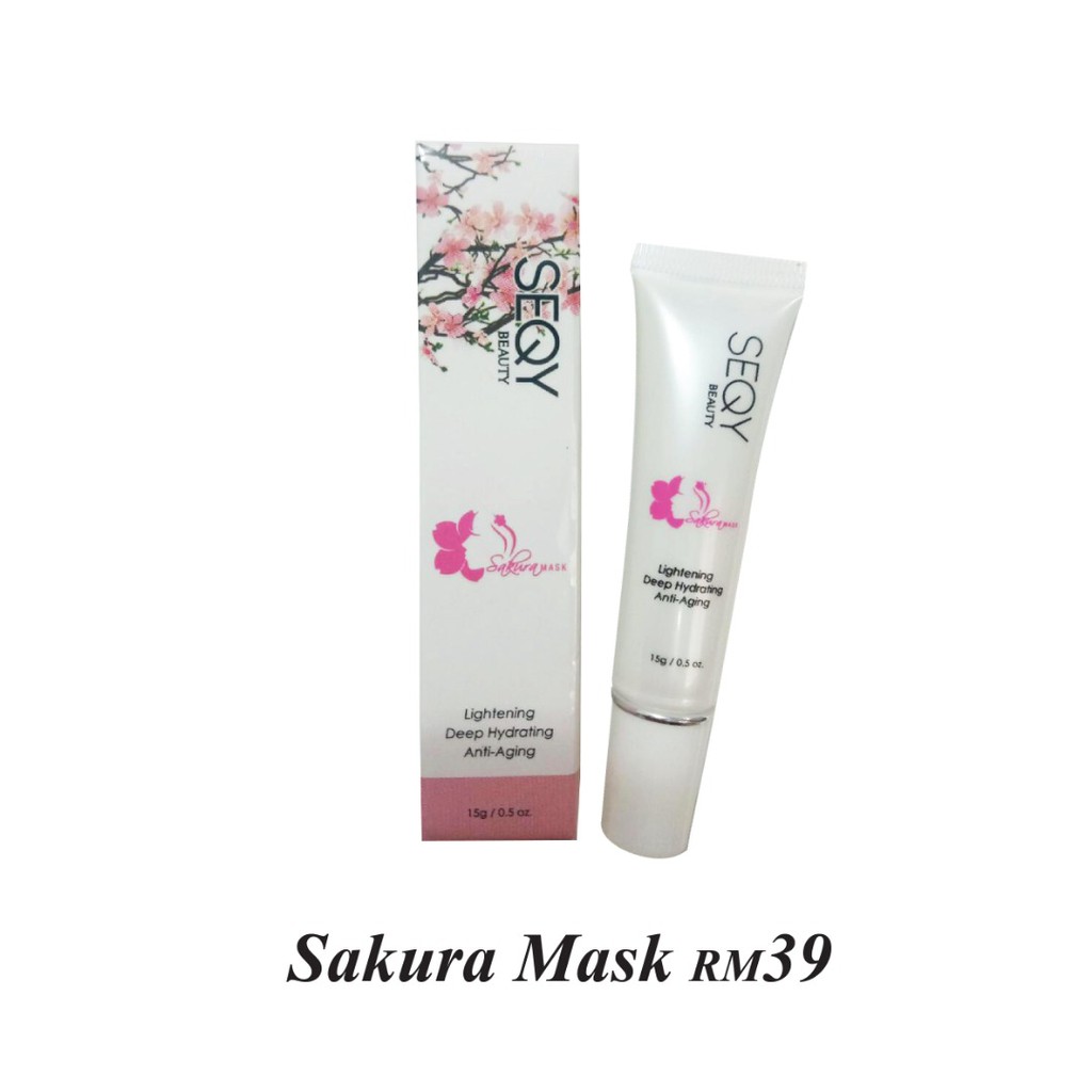 HOT ITEM! NEW PACKAGING SAKURA MASK 15ML! | Shopee Malaysia
