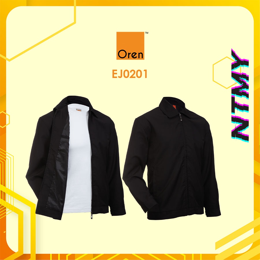 NTMY Oren Sport Executive Corporate Uniform Polyester Viscose Black ...