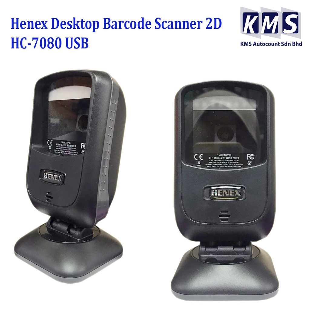 Henex Desktop Barcode Scanner 2D HC-7080 USB | Shopee Malaysia