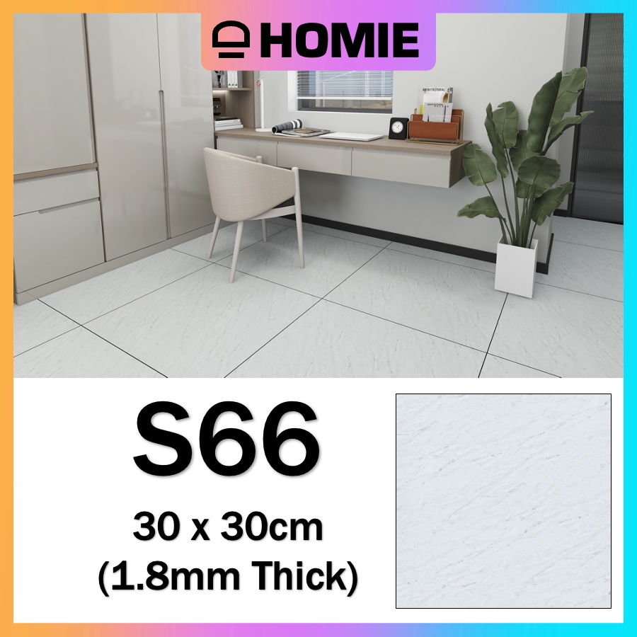 [54PCS PER BOX] Vinyl Flooring Floor Sticker Vinyl Jubin Lantai Mozek ...