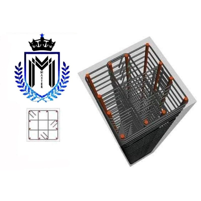 30pcs💥 Besi link bar iron steel link beam concrete column joint 4×12 ...