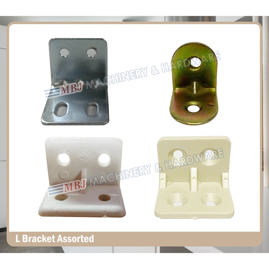 READY STOCK - Small L-bracket / Furniture Angle Bracket / Corner Joint ...