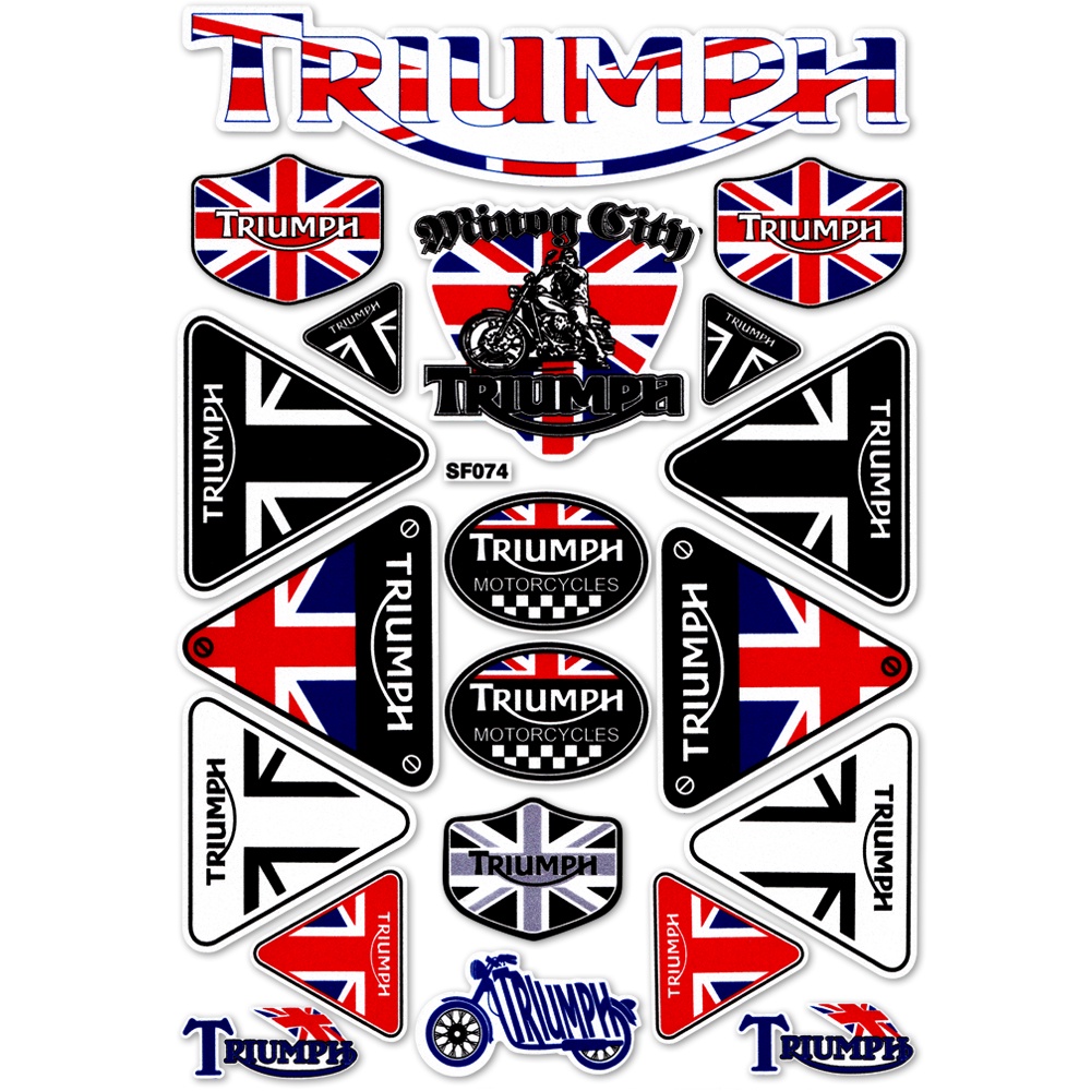 Triumph Stickers Are Suitable For Triumph Series Motorcycles Triumph ...