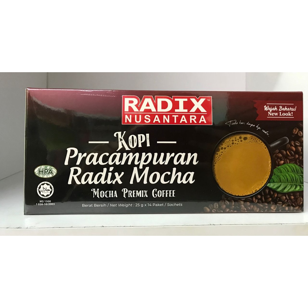 HPA - Radix Mocha 25G X 14PAKET | Shopee Malaysia