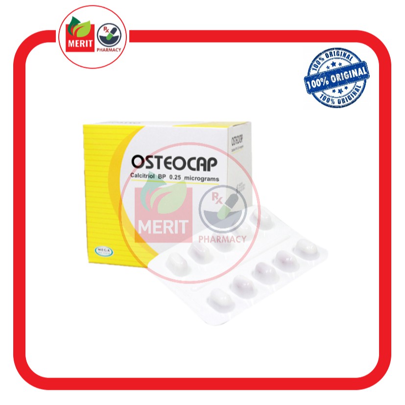 Bio-Life BioLife Bio Life Mega Osteocap Vitamin D 3 (Calcitriol 0.25 ...