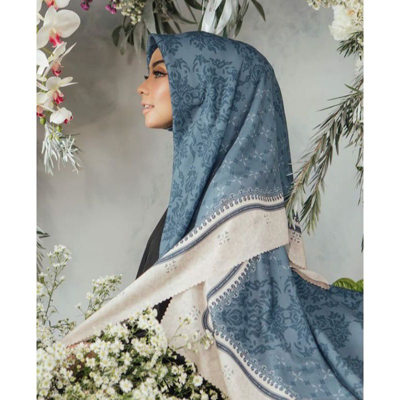 Hijab With premium Motifs/premium Hijabs/Rectangular Hijabs With Motifs ...