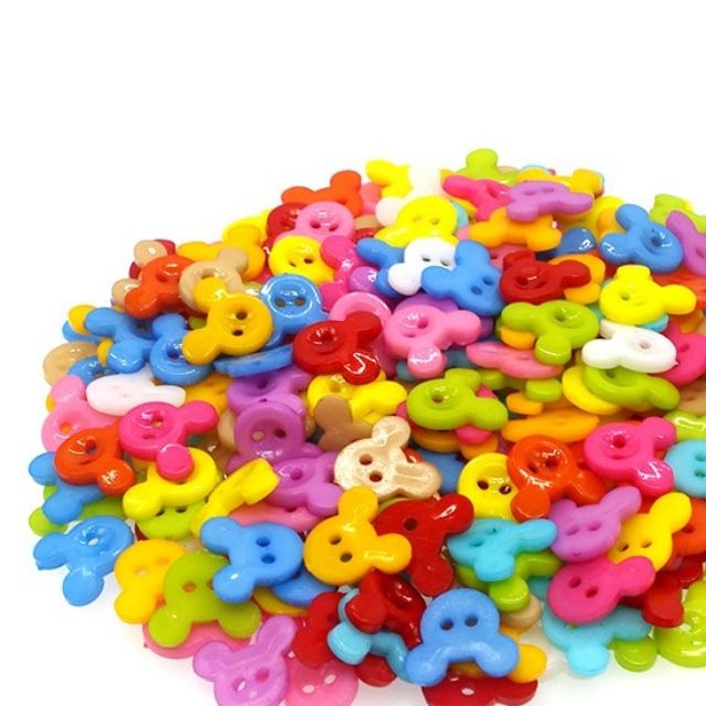 Mickey button acrylic mix 1.5cm | Shopee Malaysia