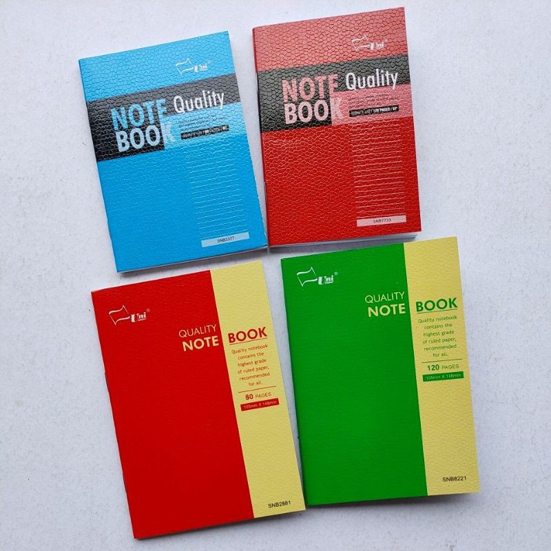 Uni Notebook A6 / B7 Single Line 80 / 120 Pages | Shopee Malaysia