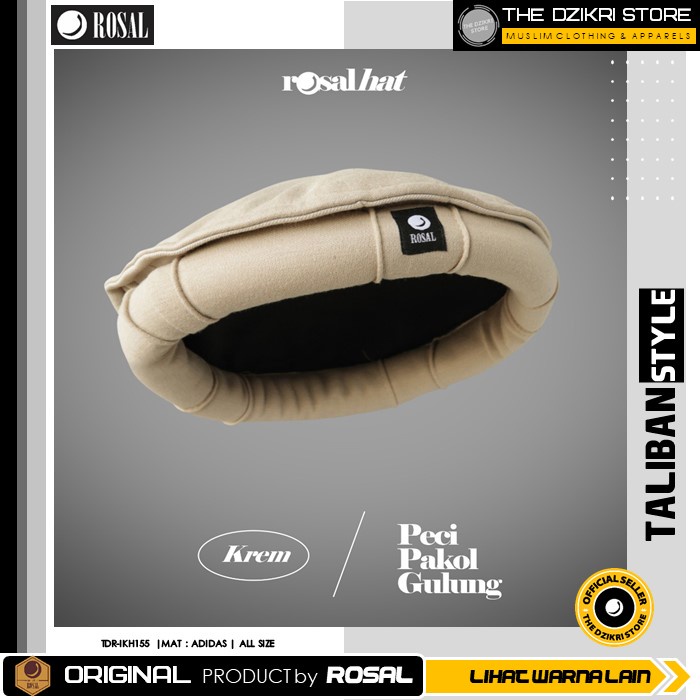 Afghan Men's Prayer Roll Caps Taliban Style by ROSAL Original | Shopee ...