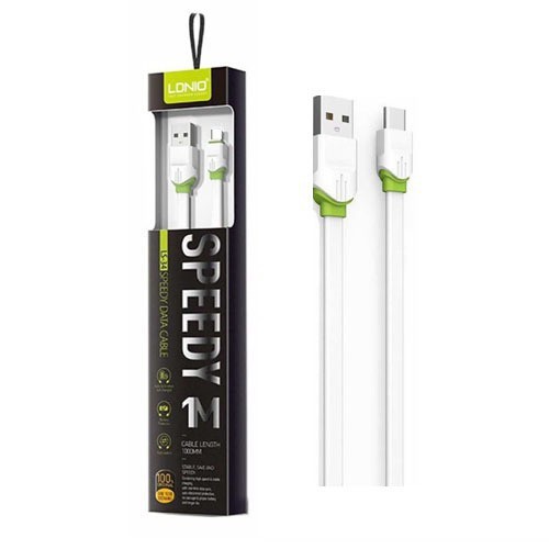 LDNIO LS34 1 Meter 1M Micro Fruit Type-C Data USB Charging Cable ...