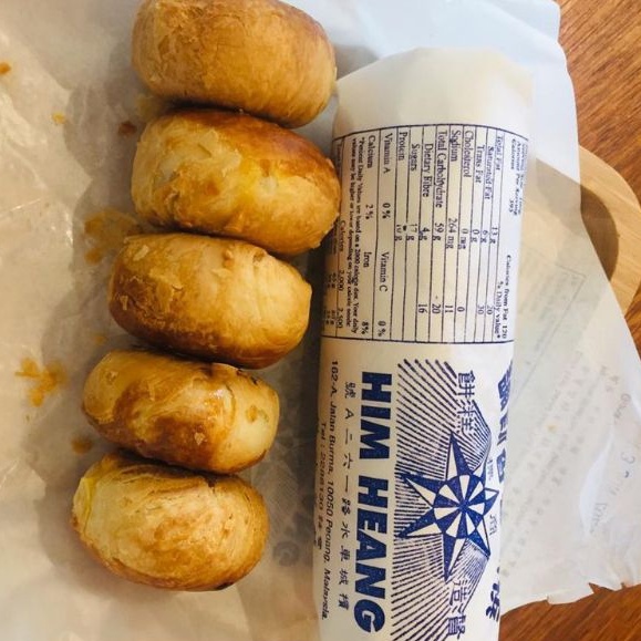 💯 Him Heang (salty or sweet) famous crispy tau sah pheah 5pcs per roll | Shopee Malaysia