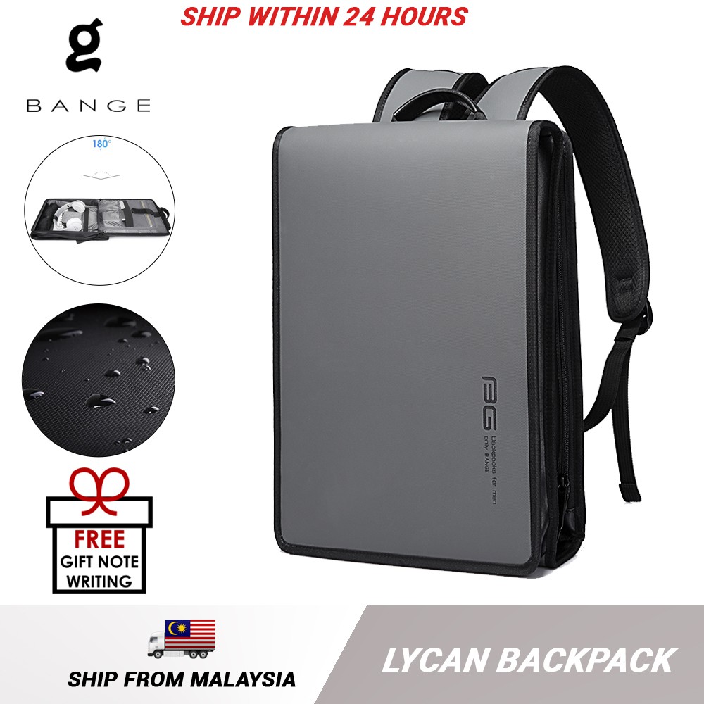 BANGE Lycan Laptop Backpack (14 inch) | Shopee Malaysia