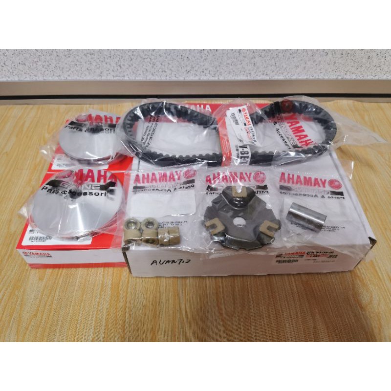 YAMAHA EGO EGO-S FI NOUVO NOUVO LC AVANTIZ SOLARIZ FRONT PULLEY BELTING VBELT V-BELTSL SET ...