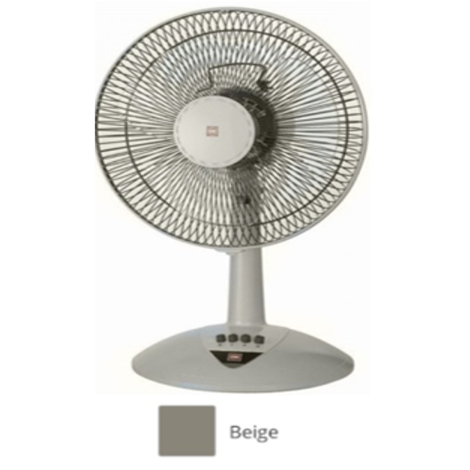 KDK Table Fan KB304 (30cm/12″) in 3 Colours (Silver Blue, Beige, Flame ...