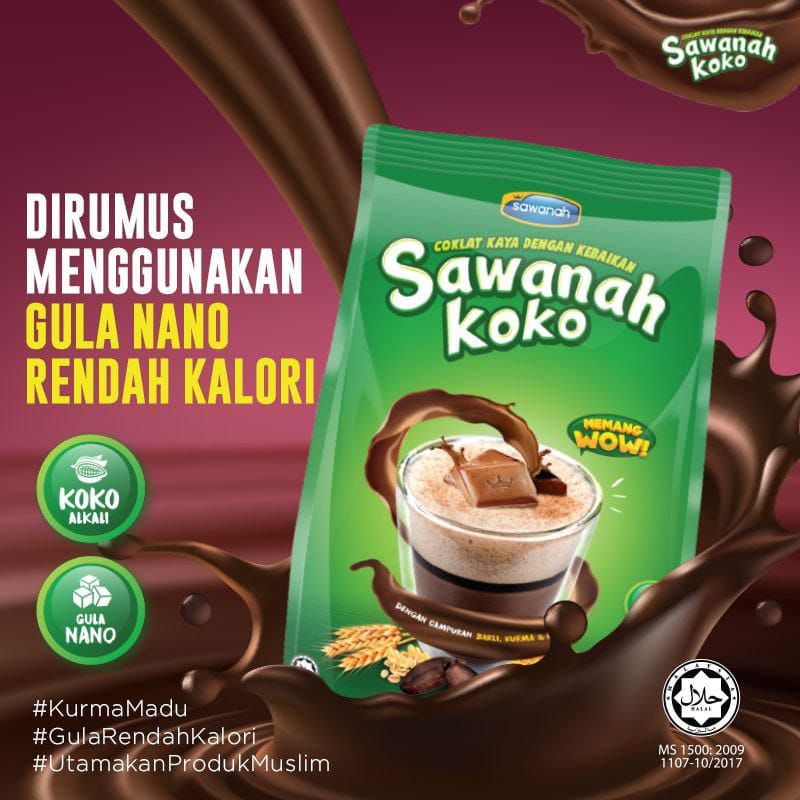 sawanah Koko gula nano 💯 original+ free gift 🎁 | Shopee Malaysia