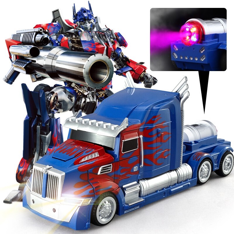 Transformers Remote Control Car Bumblebee Optimus Prime Transforming ...