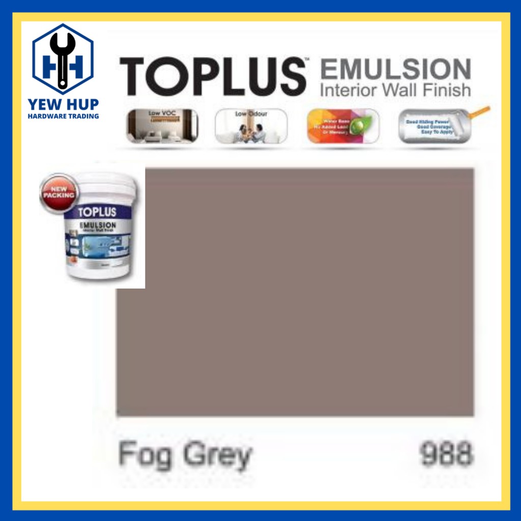 7 Liter Smart Paints TOPLUS Emulsion Paint for Interior Wall Finish ...