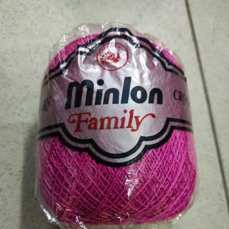 130+-g Minlon Family Crochet Thread Knitting Yarn | Shopee Malaysia