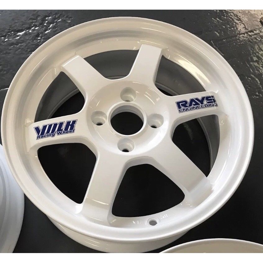 Sticker Rim Volk Racing Te37 Cutting Ori Bukan Print | Shopee Malaysia