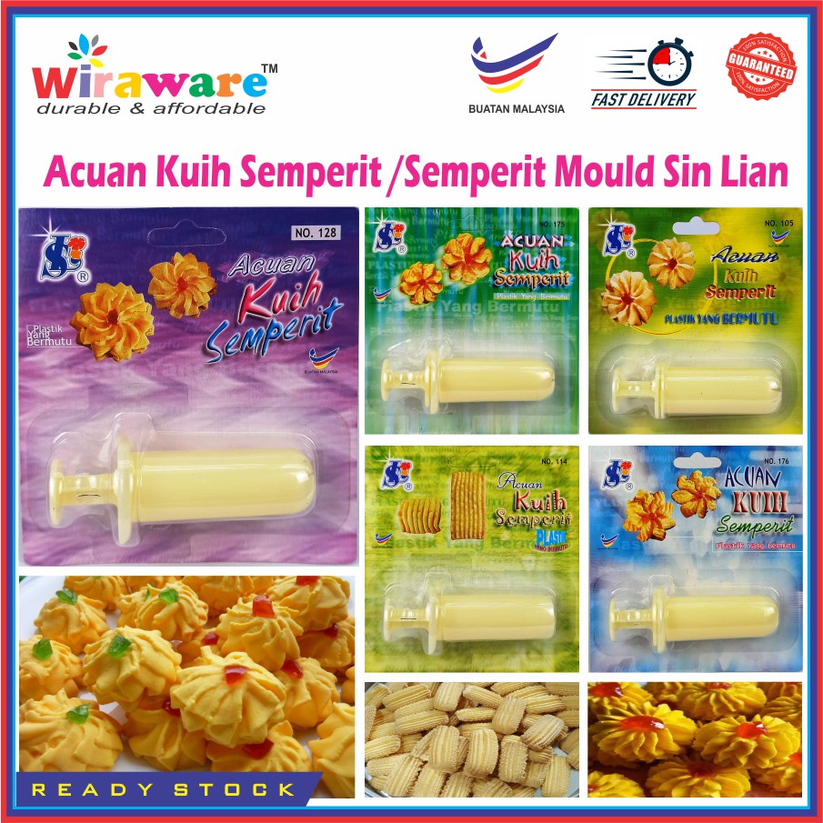 Acuan Tekan Berpam Kuih Biskut Semperit / Semperit Panjang/ Tart Nenas ...