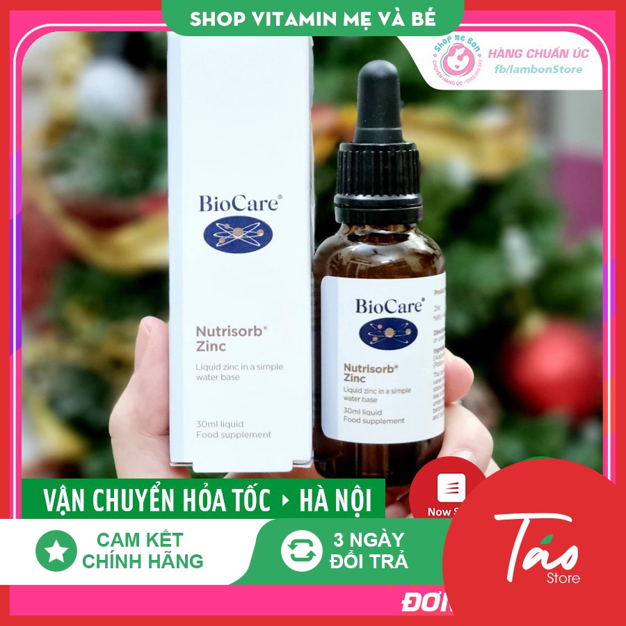 Biocare Nutrisorb ZinC liquid ZinC, 30ml for 1 month old children - UK ...