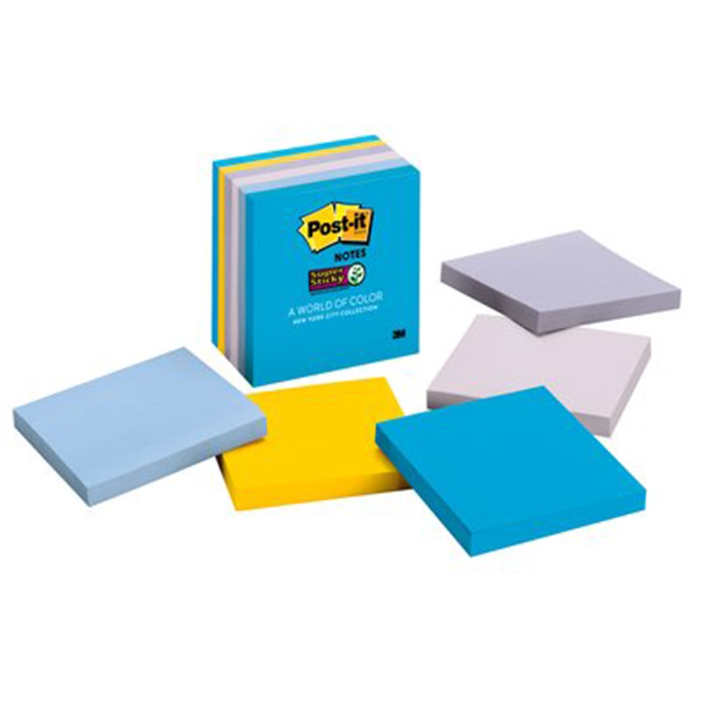 3M 654-5SSNY Post-It 3 x 3 Super Sticky Notes - NewYork 2 | Shopee Malaysia