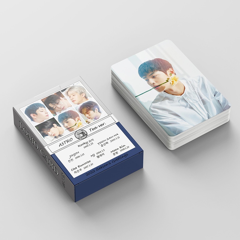 54pcs/box ASTRO Photocards 2022 season's greetings Album LOMO Card ...
