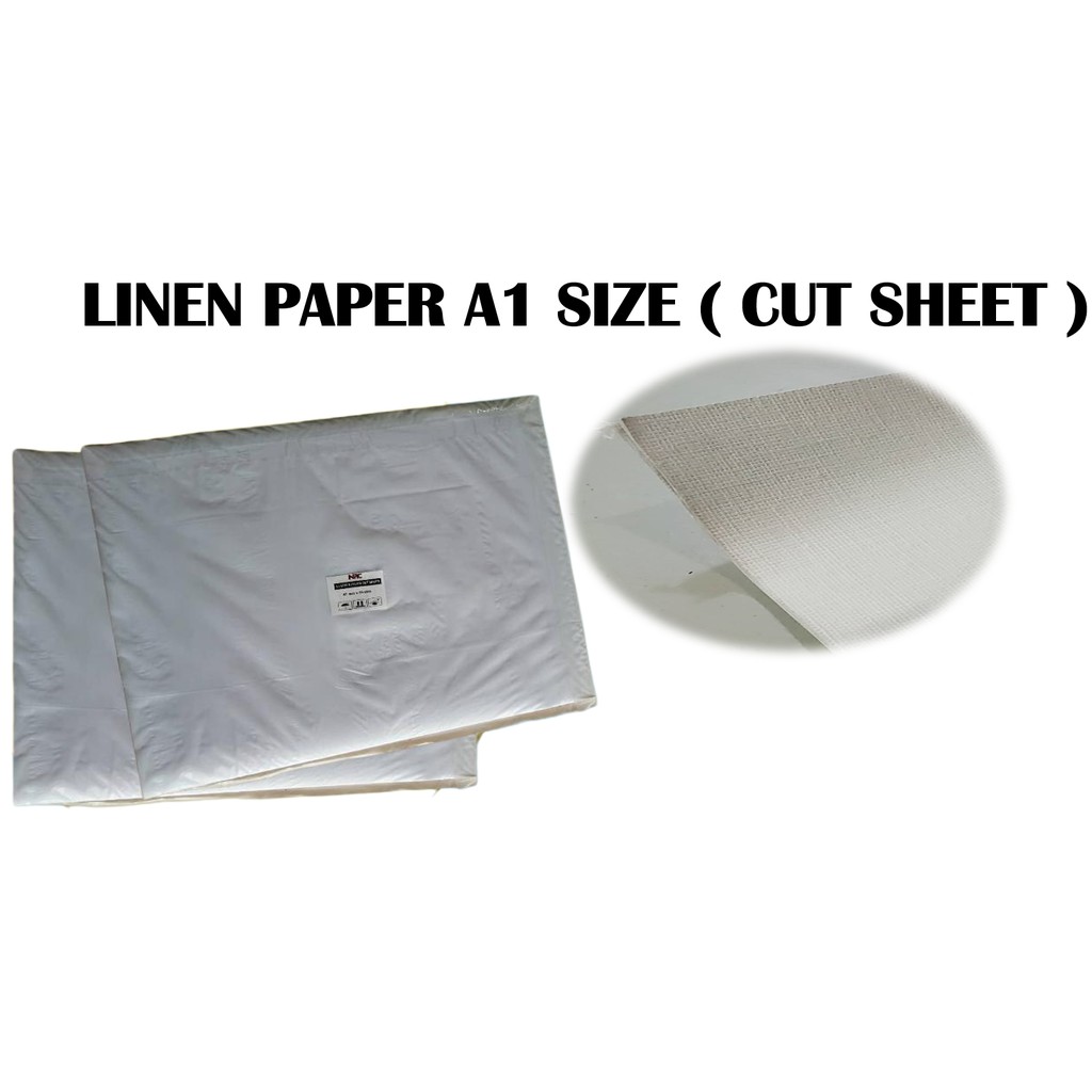Plotter Linen Paper A1 Cut Sheet - 5 / 10 / 50 Sheets | Shopee Malaysia