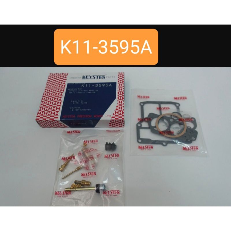 (JAPAN KEYSTER)TOYOTA KM36 CARBURETOR KIT 100% MAKE IN JAPAN K11-3595A ...