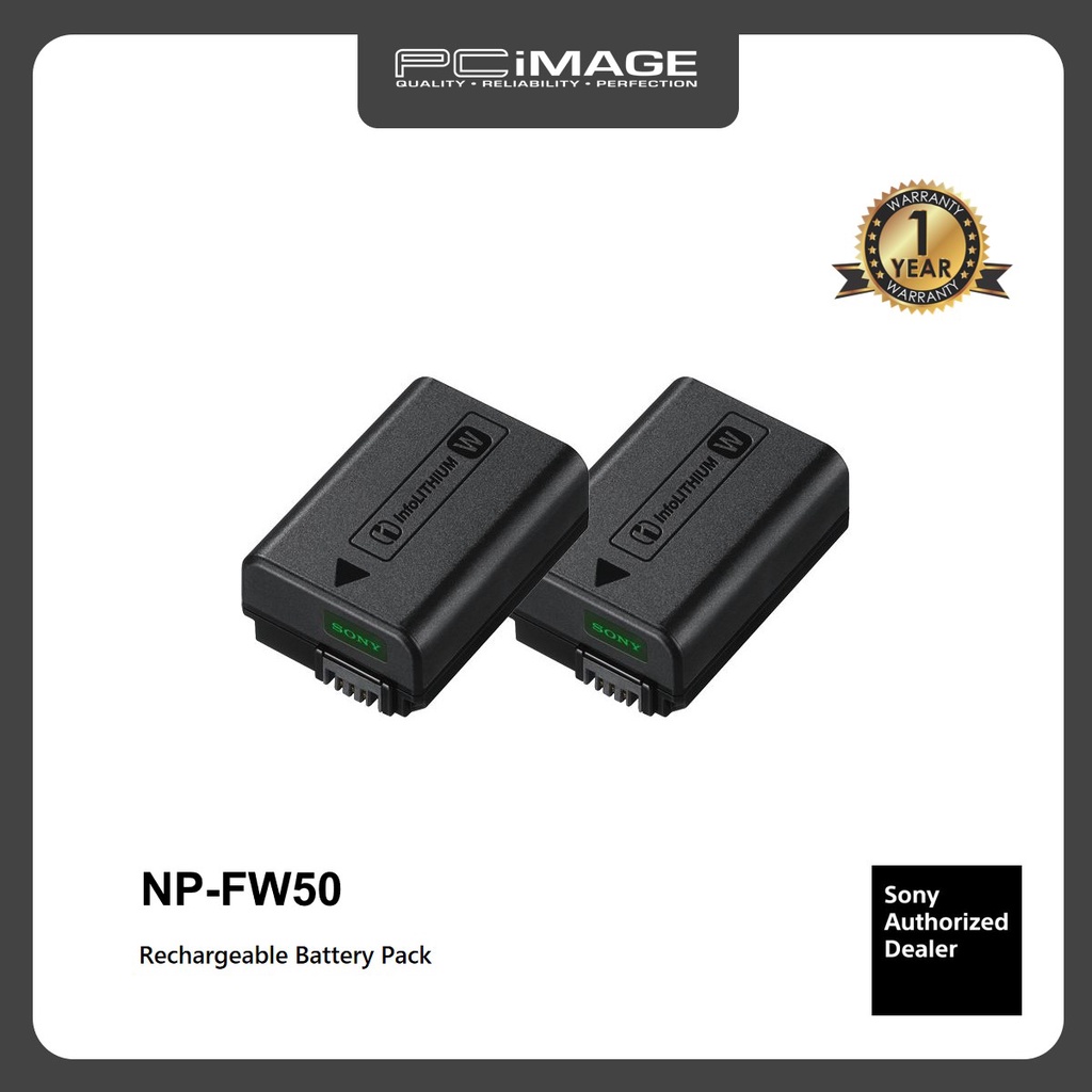 Sony NP-FW50 FW50 Lithium-Ion Rechargeable Battery (1020mAh) | Shopee ...