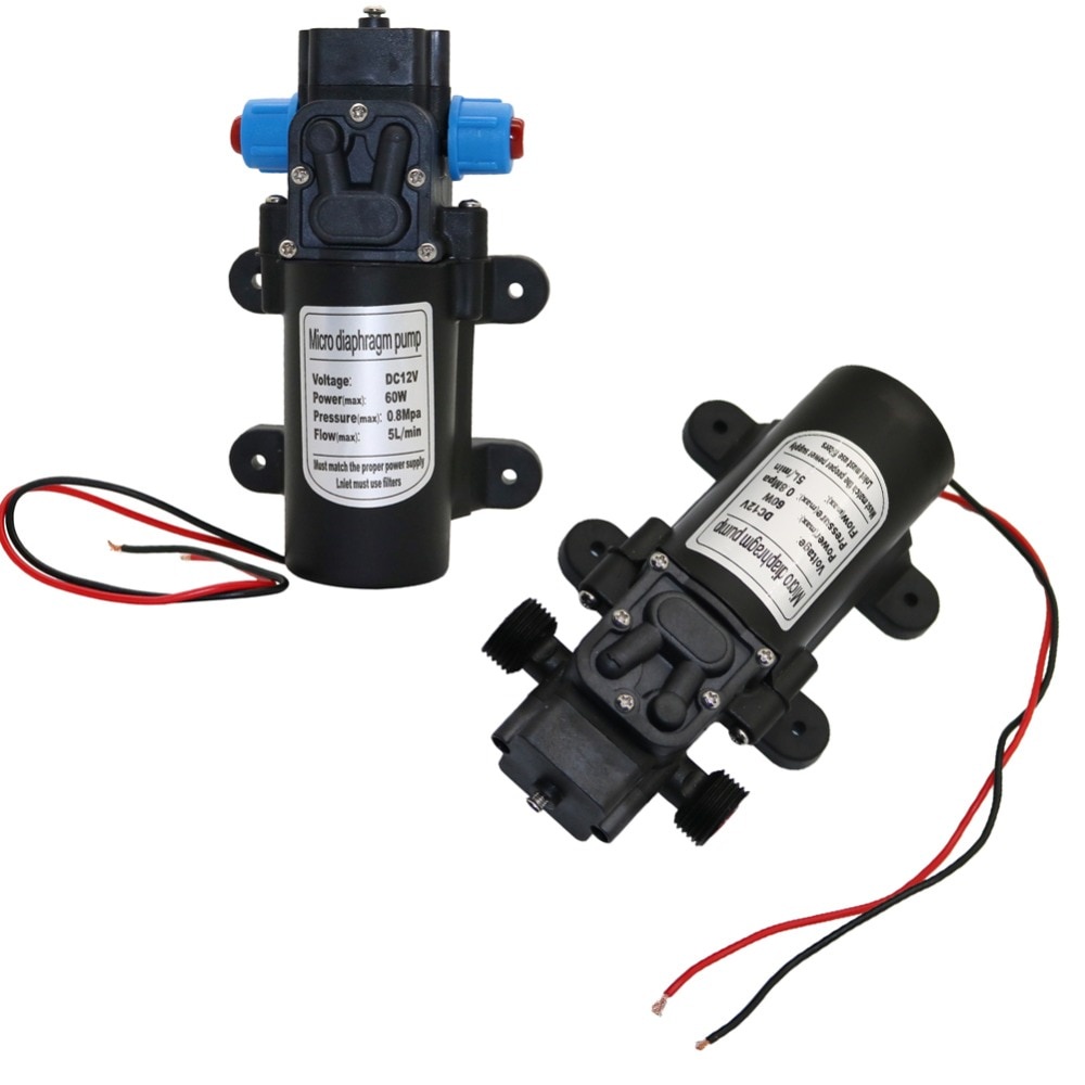 Booster Pump DC 12V 60W Micro Diaphragm Water Pump Garden irrigation ...