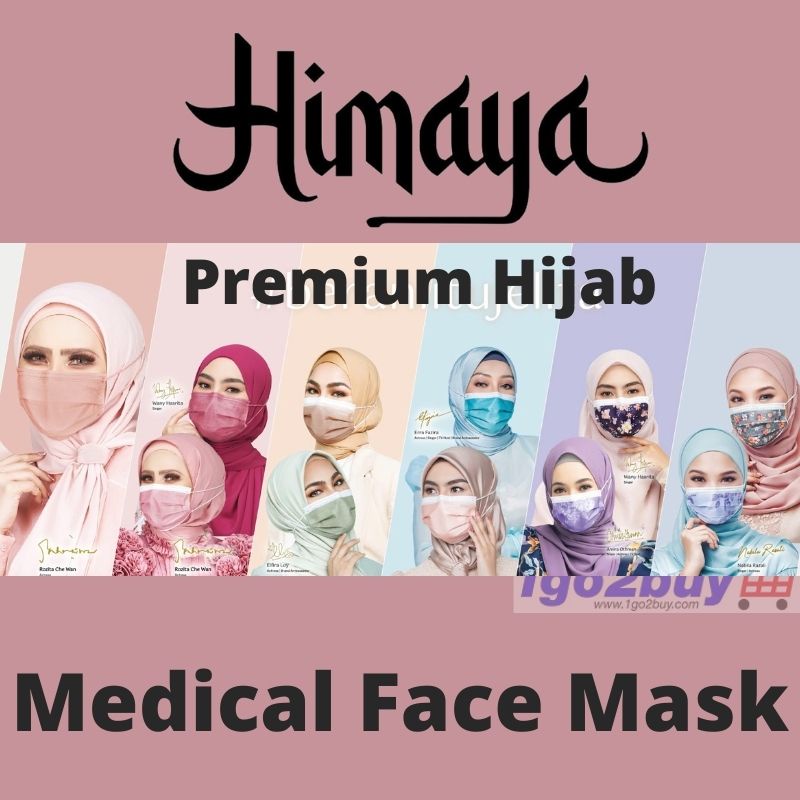 [ HIMAYA Authorized Distributor ] Headloop Hijab Premium 3ply / 4ply ...