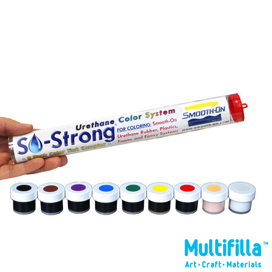 SMOOTH-ON So-Strong Urethane Color System Sampler - 9 Colors - For ...