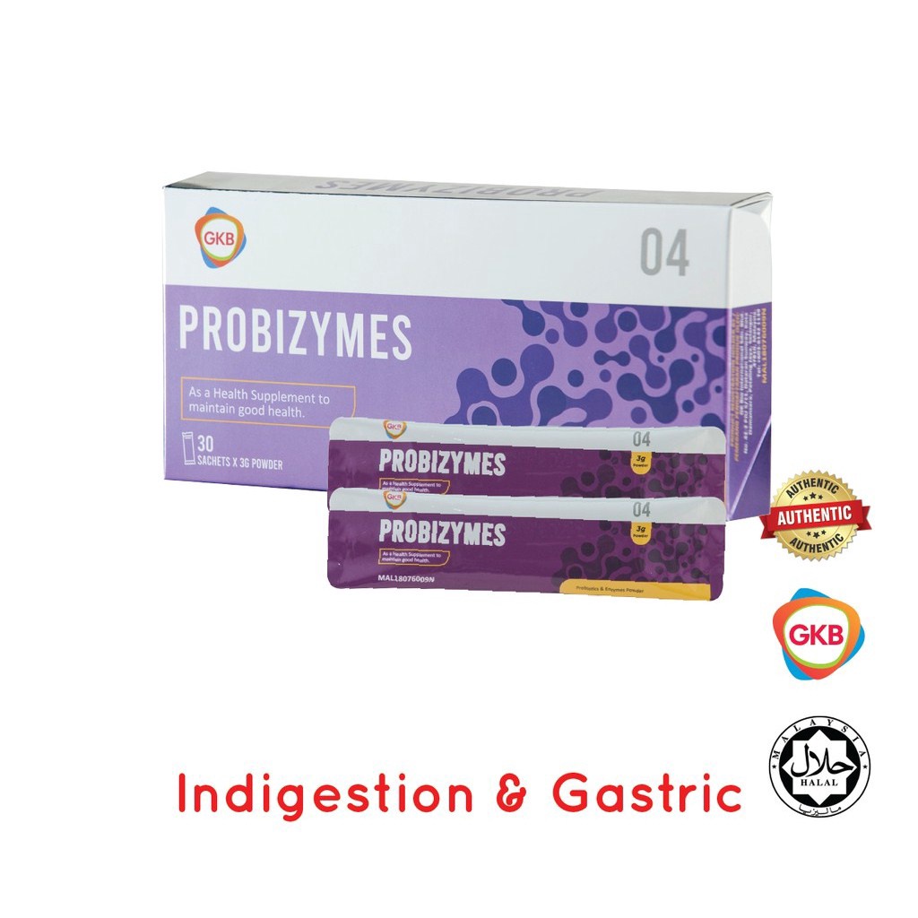 GKB PROBIZYMES 3G POWDER 10 SACHETS/ 30 SACHETS (PROBIOTICS & ENZYMES ...