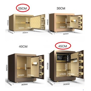 Safety Box Digital Screen Password Peti Keselamatan Simpan Barang Peti Besi Duit Jewwellery Box ...