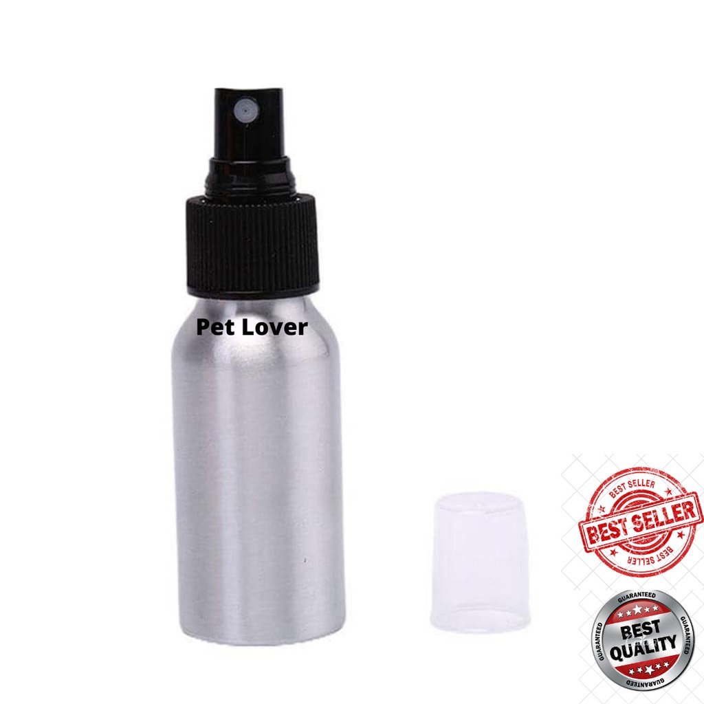 Aluminium Spray Atomiser Bottle Refillable Empty Bottles Black/ White ...