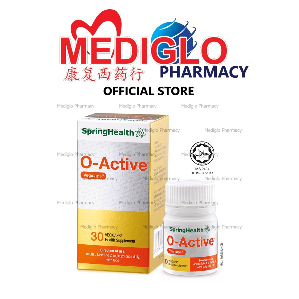 SpringHealth O-Active 30 VEGICAPS [EXP:09/2024] Health Supplement ...