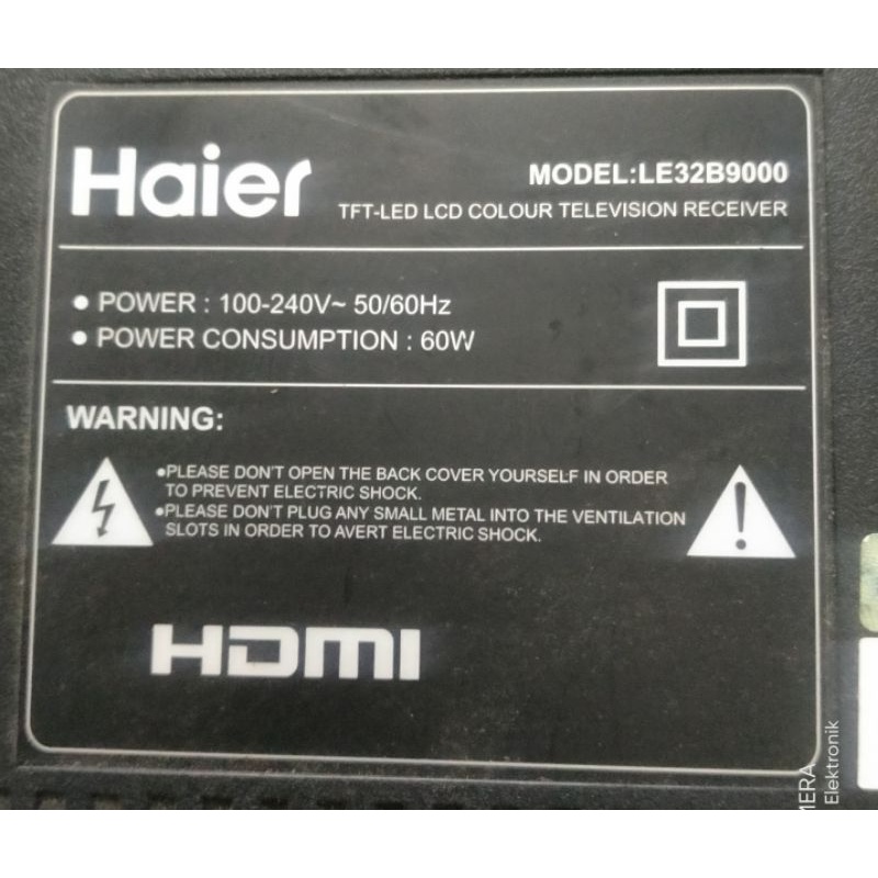 TV LED HAIER LE32B9000 | Shopee Malaysia