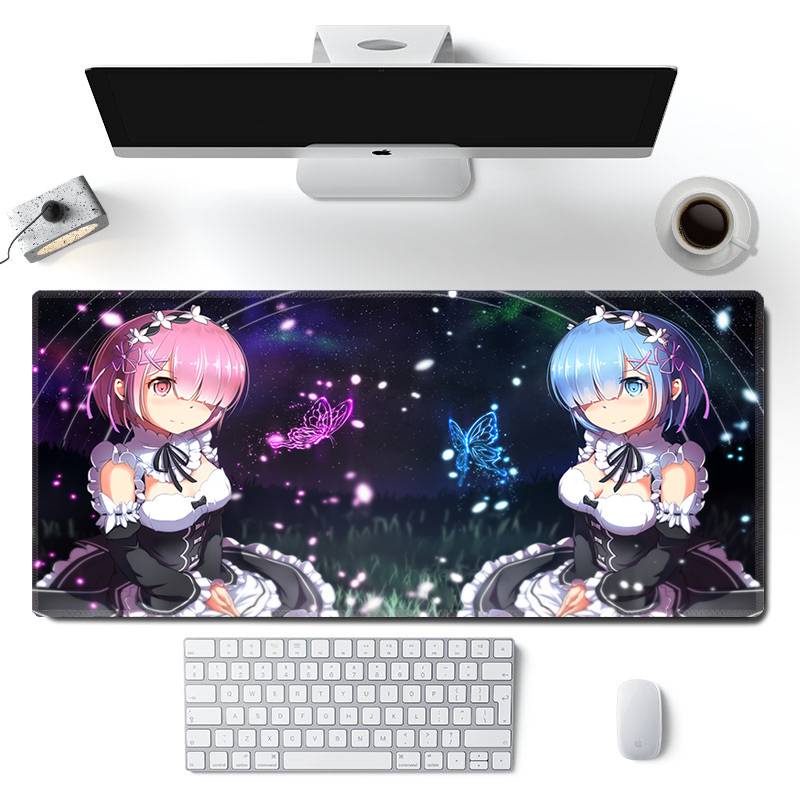 Re:Life in a different world from zero Gaming Mouse Pad Rem Ram Emilia ...