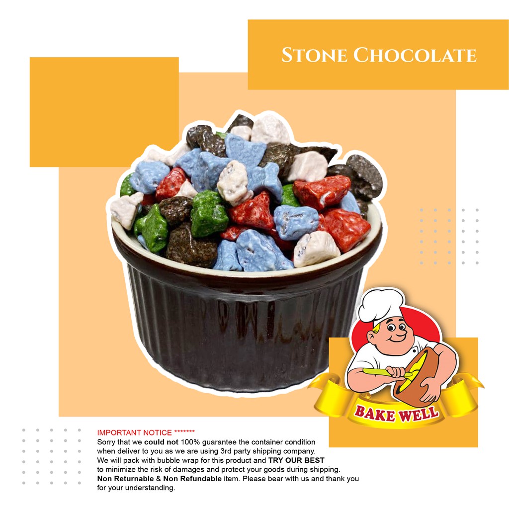 Stone Chocolate (100gm/250gm/500gm/1kg) | Shopee Malaysia