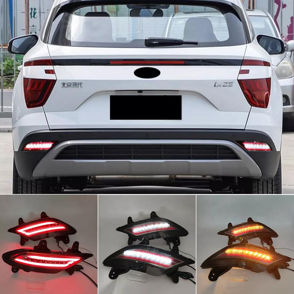 1 Pair Led Reflector driving lights For Hyundai Creta IX25 2020 2021 ...