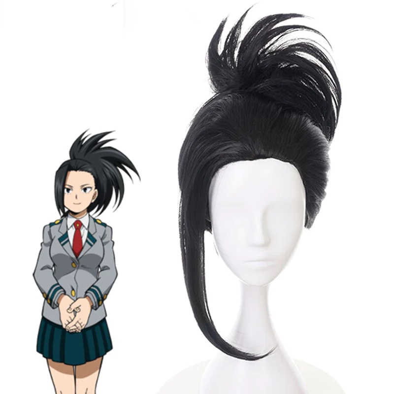 My Hero Academia Momo Yaoyorozu Cosplay Wig Shopee Malaysia