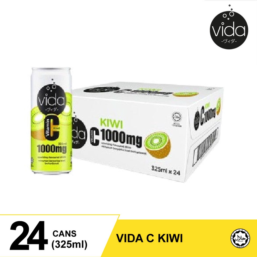 Vida C Kiwi (325ml x 24 Cans/1 Carton) | Shopee Malaysia