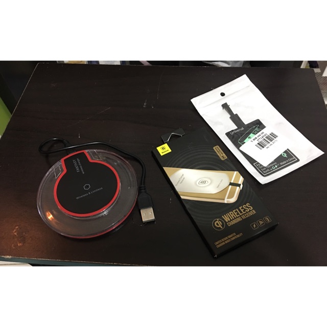 Qi wireless charger and receiver set | Shopee Malaysia