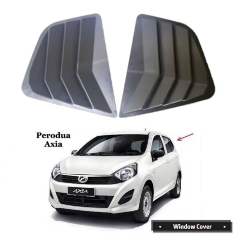 🔥PERODUA AXIA🔥 SPORTY 3D REAR SIDE CARBON WINDOW & ADHESIVE TRANSPARENT ...