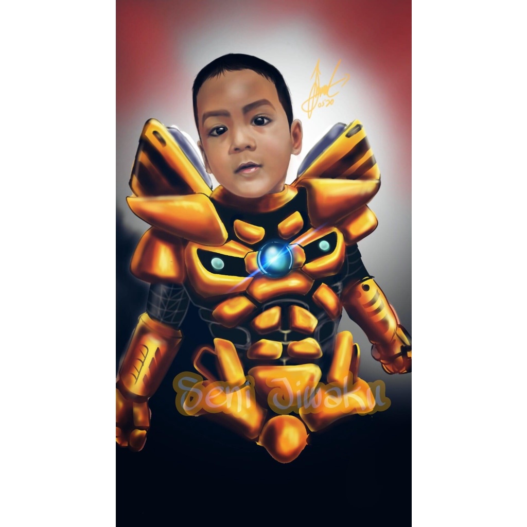 Digital Portrait Paintings/ Lukisan Digital | Shopee Malaysia