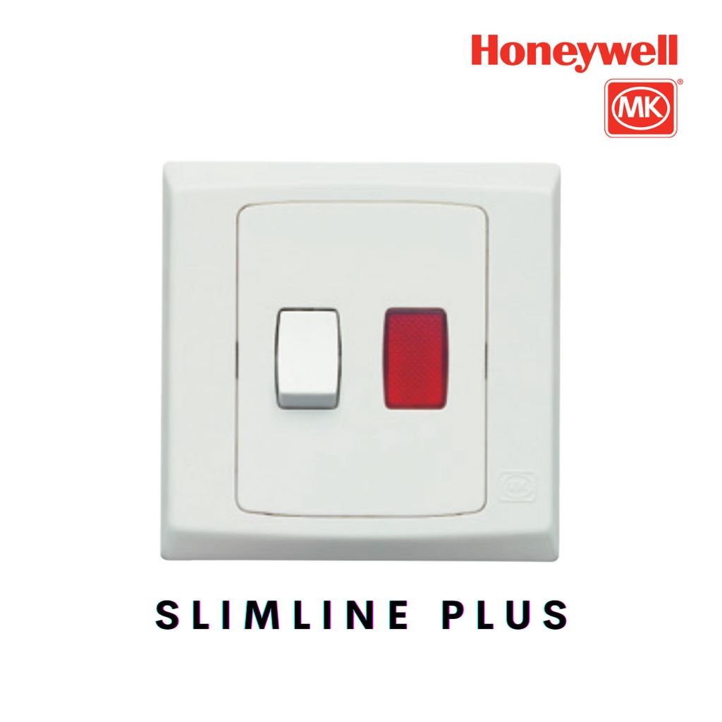 MK Slimline Plus 10A 1 Way 2 Way Switches / Water Heater Aircond Neon ...