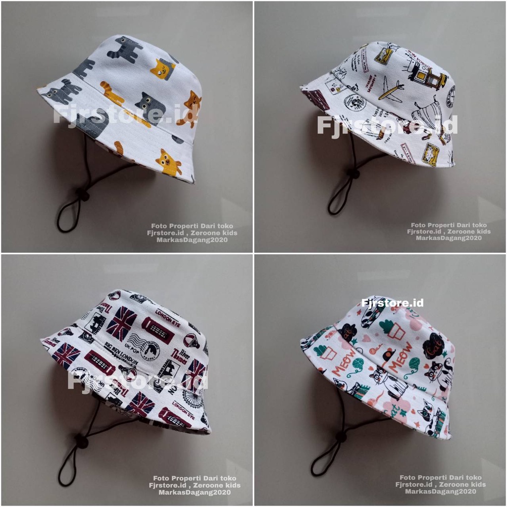 Newest Canvas Baby Bucket Hats For Ages 4 Months To 2 Years - Baby Boy ...