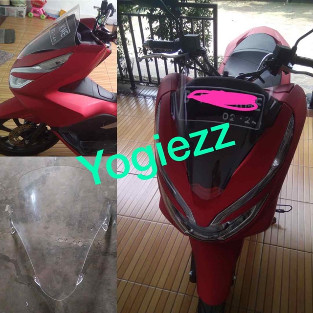 LOKAL Windshield standard honda all new pcx local 150 led visor pcx ...