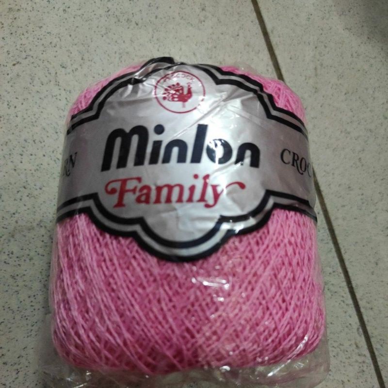 130+-g Minlon Family Crochet Thread Knitting Yarn | Shopee Malaysia